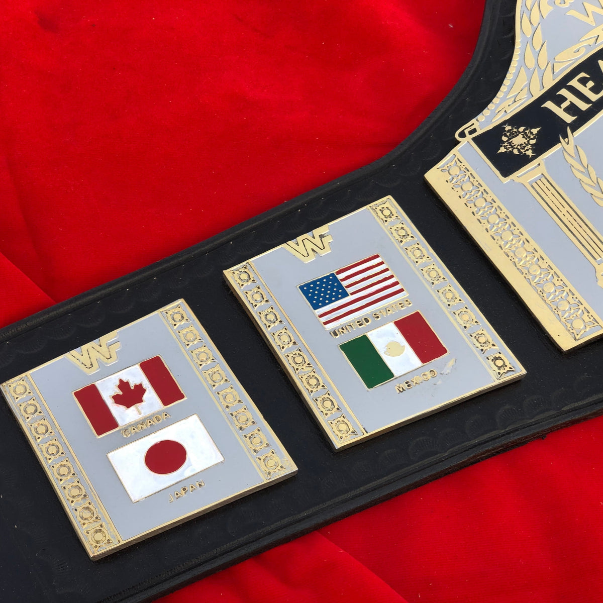 WWF HULK HOGAN 86 Brass Championship Title Belt