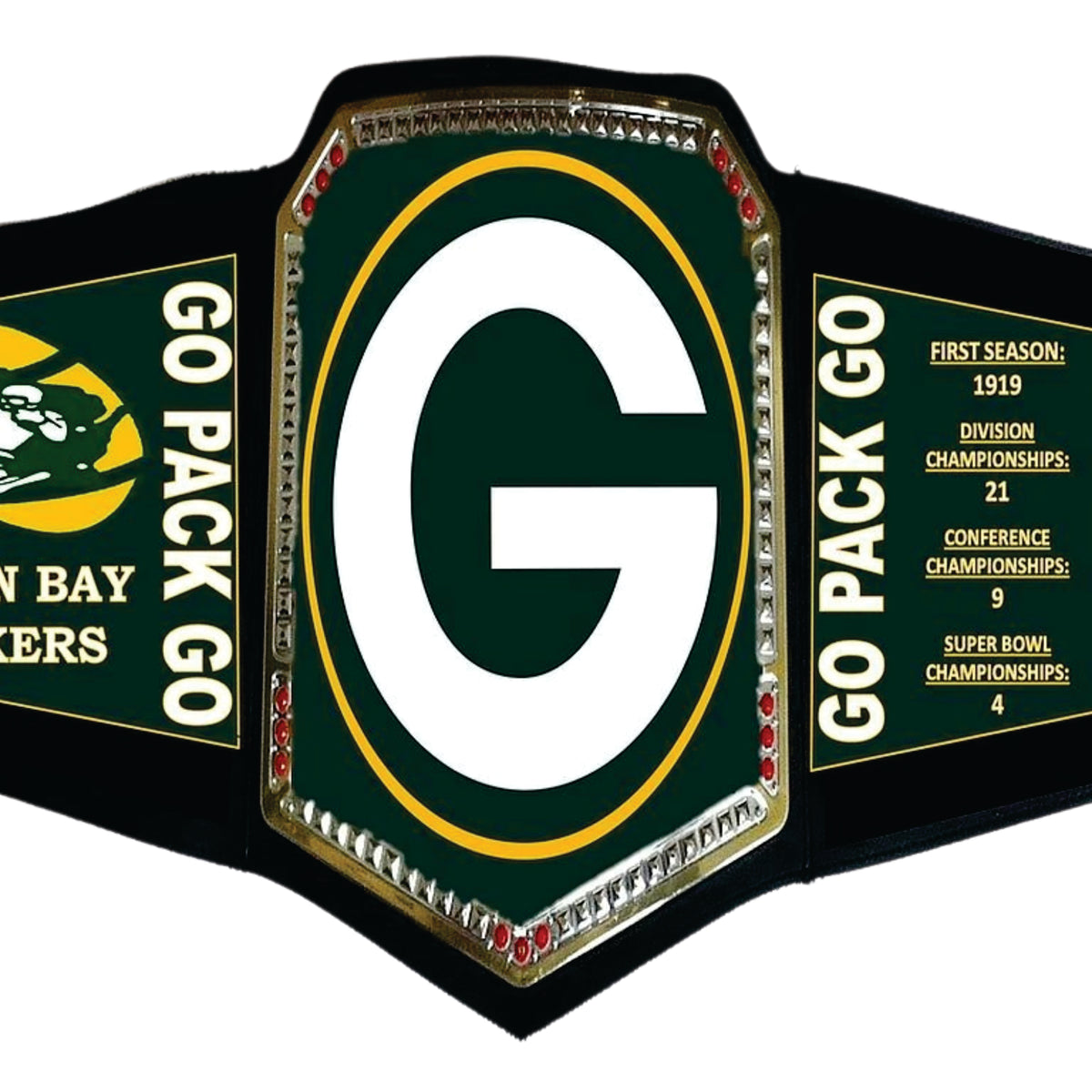 Green Bay Packers NFL Belts WWE Legacy Title Belt
