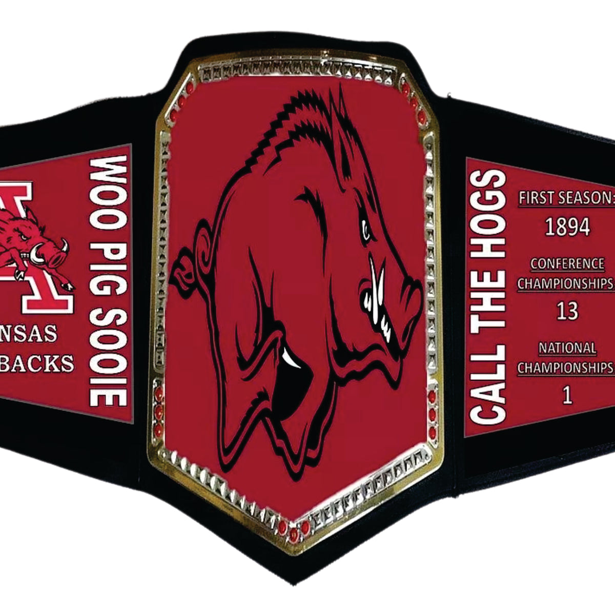 ARKansas Razorbacks WWE College Legacy Title Belt