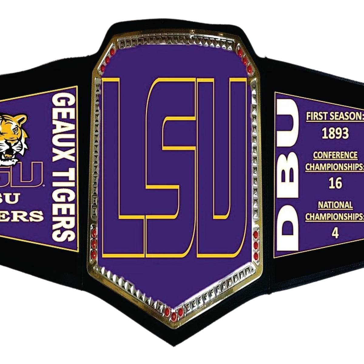 Lsu Tigers WWE College Legacy Title Belt