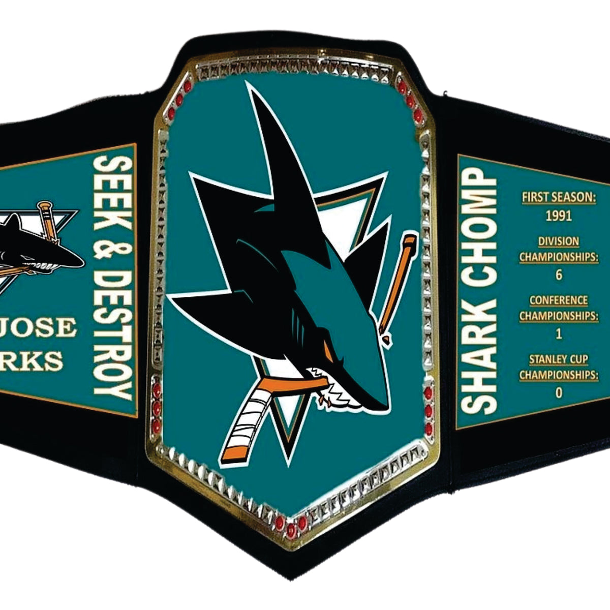 San Jose Sharks WWE Legacy Title Belt