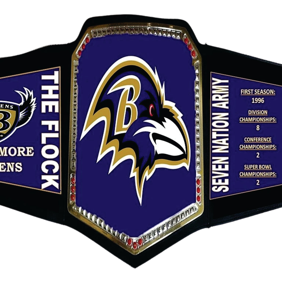 Baltimore Ravens WWE Legacy Title Belt