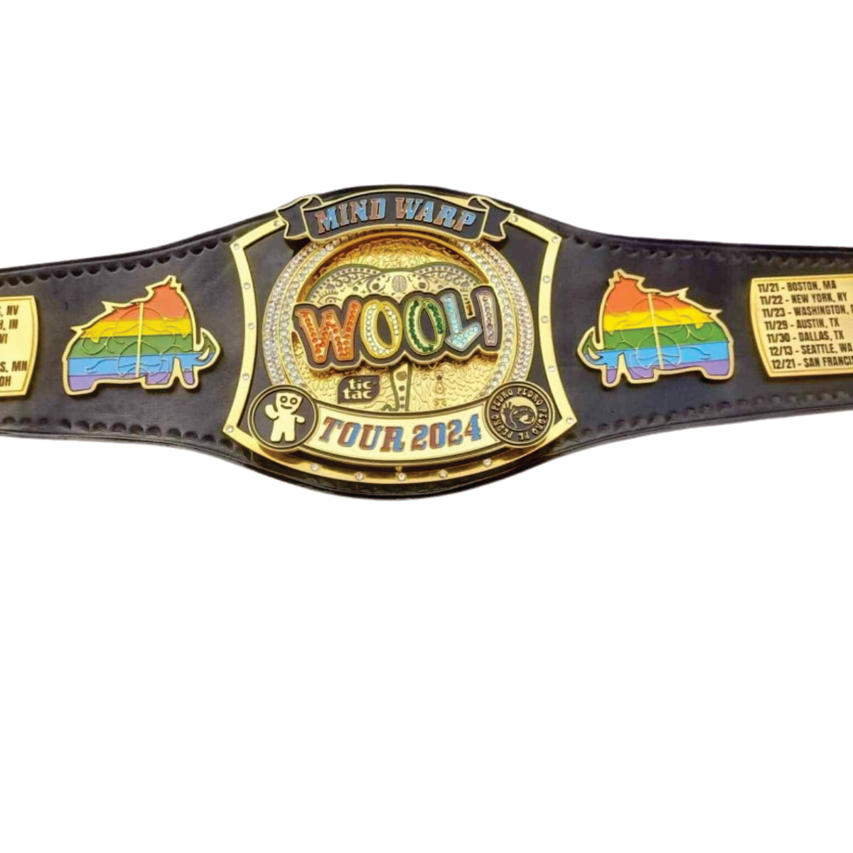 Wooli Mind Warp Tour 2024 Custom Gaming Championship Belt