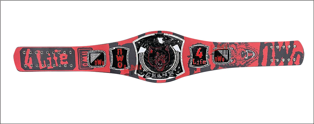 Custom NWO Wolfpack Spinner World Heavyweight Replica Championship Bel