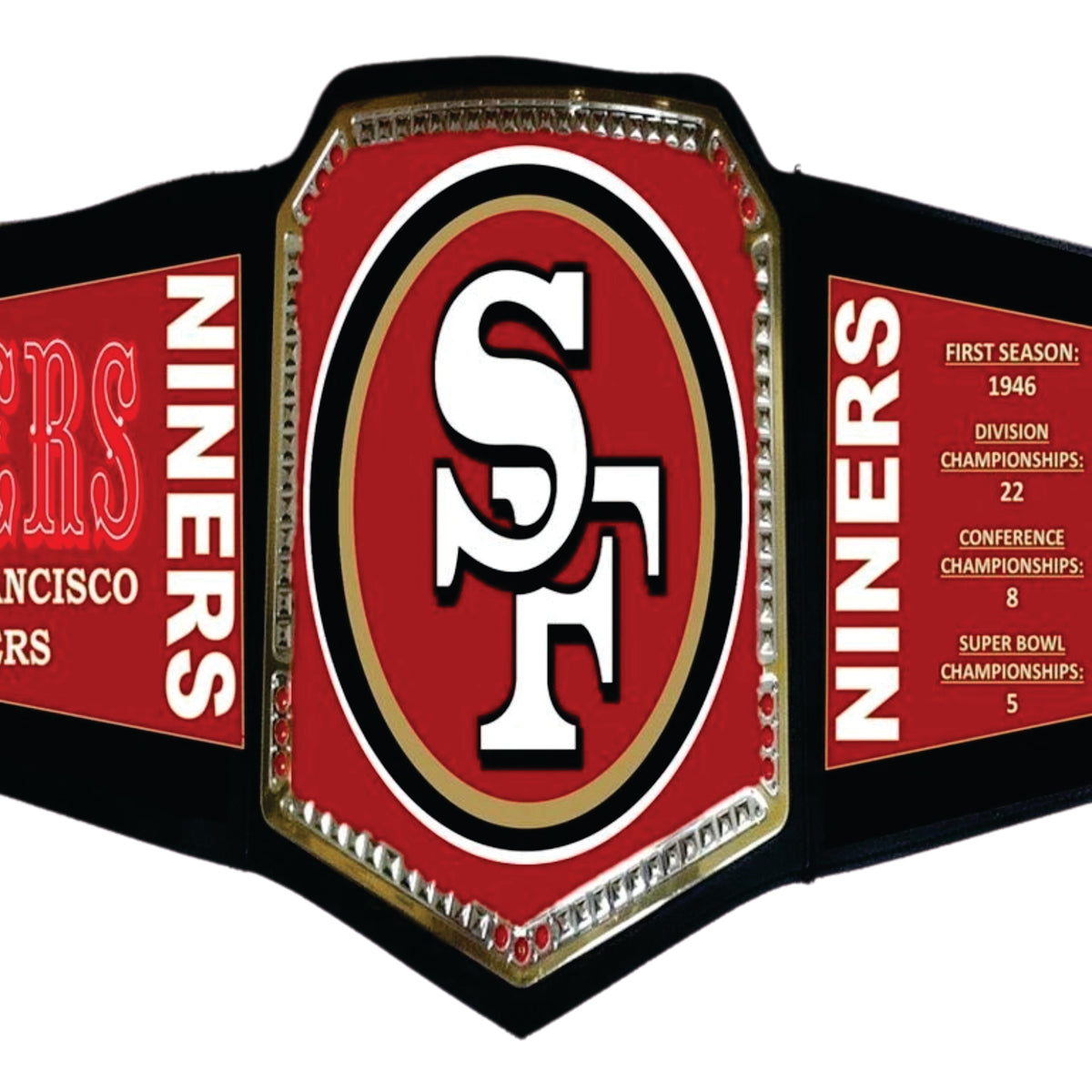 San Francisco 49ers WWE Legacy Title Belt