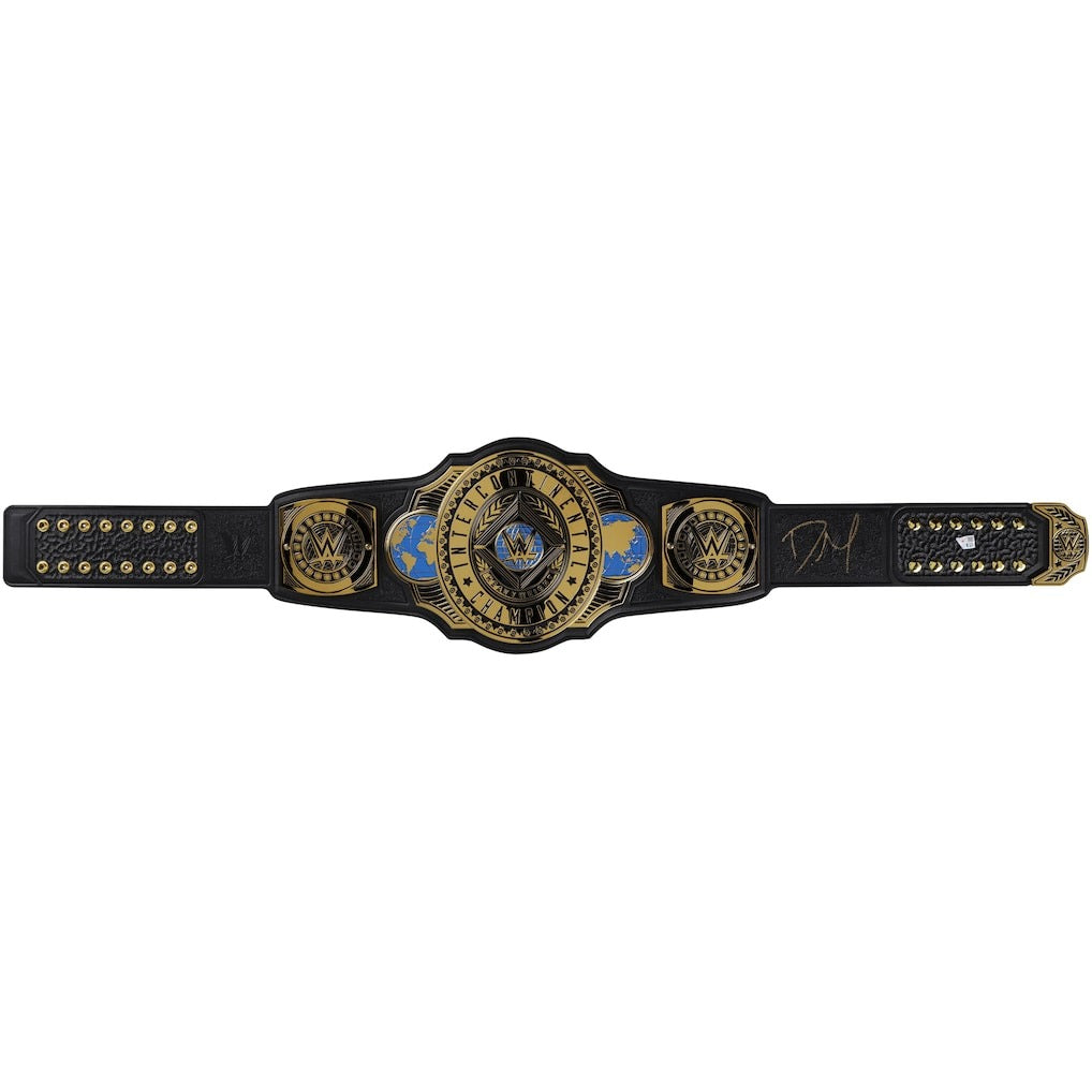Dominik Mysterio WWE Autographed Intercontinental Championship Replica