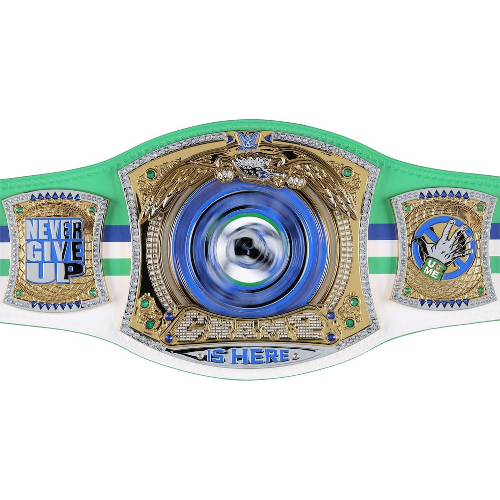 John Cena WWE Autographed Farewell Tour 2025 Dallas Replica Title Belt
